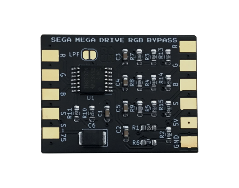 Sega Mega Drive/Genesis Model 1 THS7374 RGB Bypass - Retro Upgrades