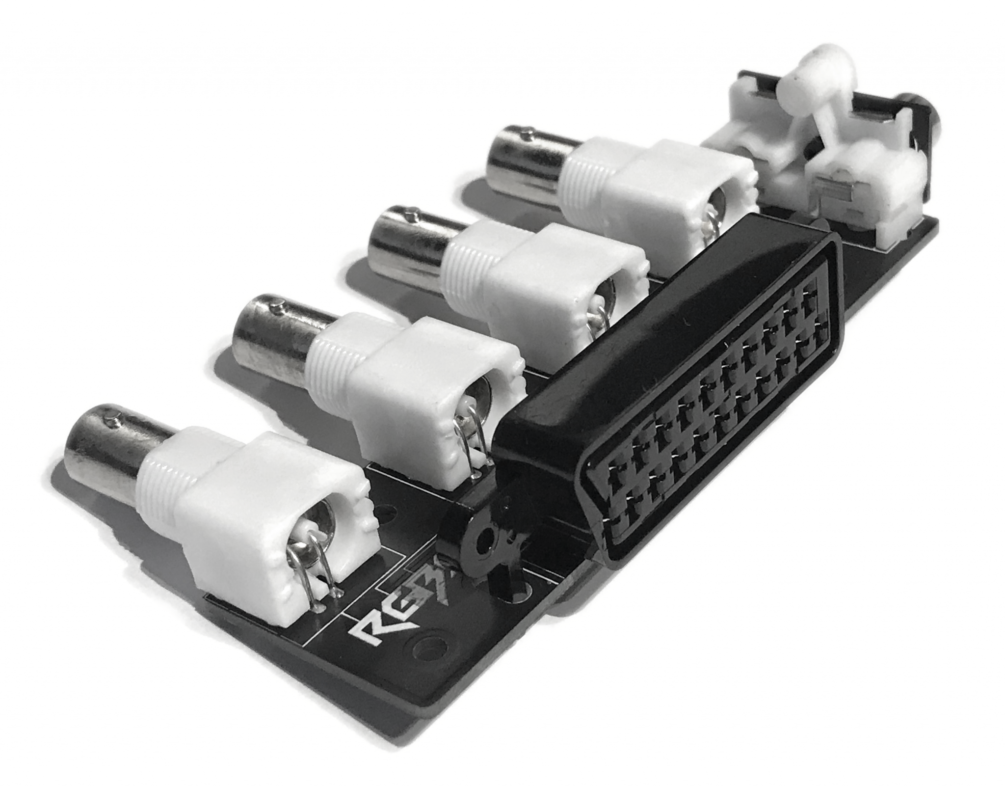 Female RGB SCART to BNC adapter board for Pro Monitors - Retro Upgrades