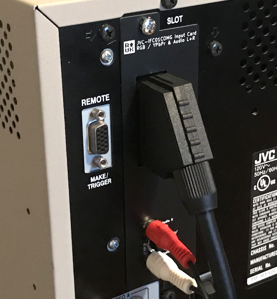 JVC IF-C01COMG card RGB/YPbPr for JVC Monitors - Retro Upgrades