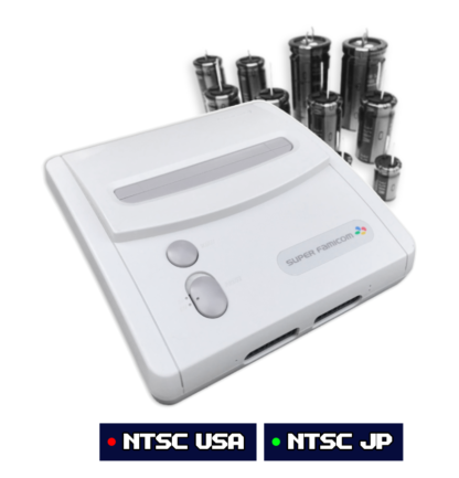 Super Nintendo/Super Famicom Mini/Jr. Capacitor Kit - Retro Upgrades