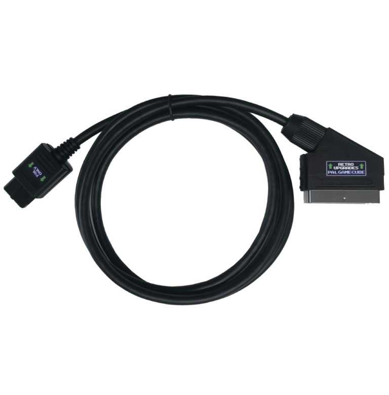 Nintendo GameCube GC RGB SCART Cable PAL - Retro Upgrades
