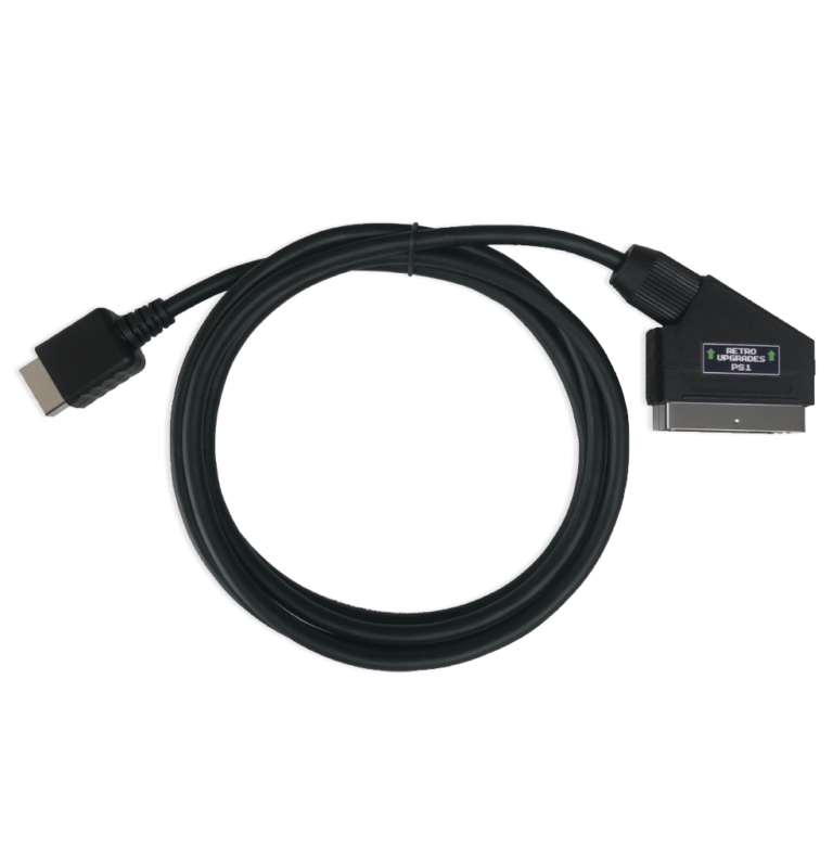 Sony Playstation PS1 PSX RGB SCART Cable - Retro Upgrades