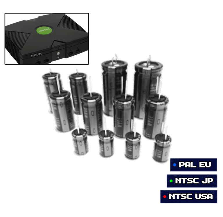 Microsoft Xbox Original Capacitor Kit - Retro Upgrades